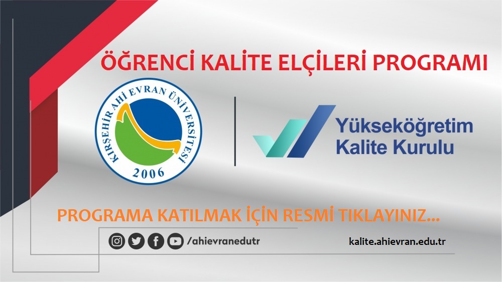 Kalite Yönetim Koordinatorlüğü :: Öğrenci Kalite Elçileri Programına ...